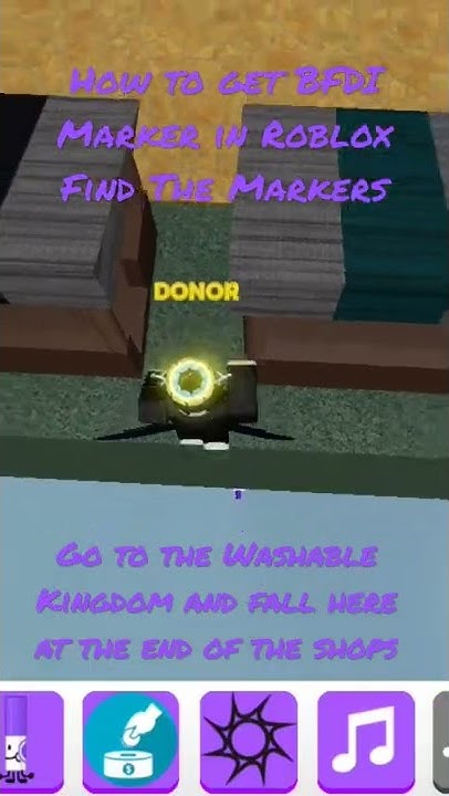 How to get BFDI Marker in Roblox Find The Markers #shorts - YouTube