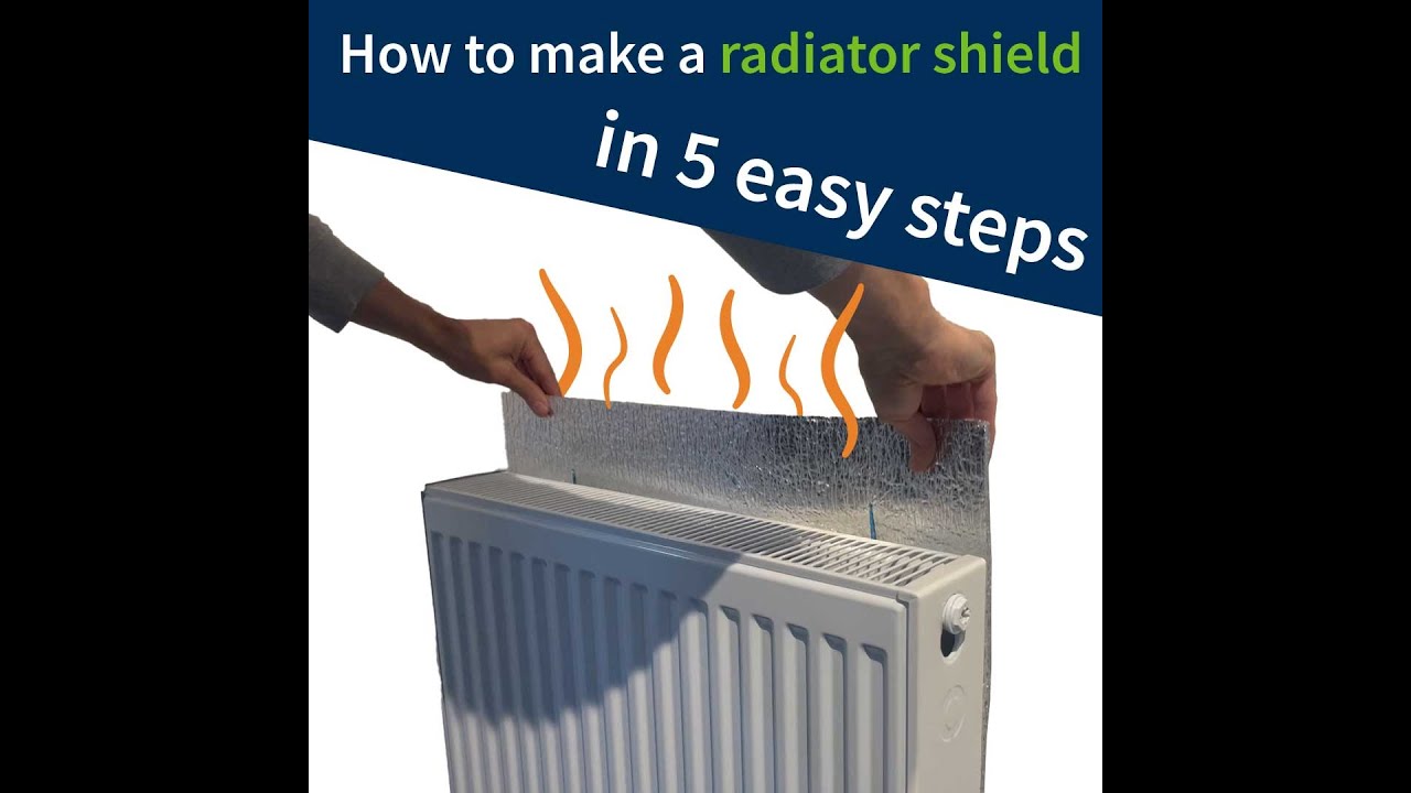 How to make a radiator reflector in 5 easy steps (DIY) - YouTube