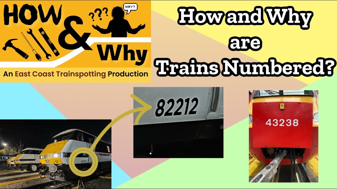 What the numbers on trains mean - YouTube