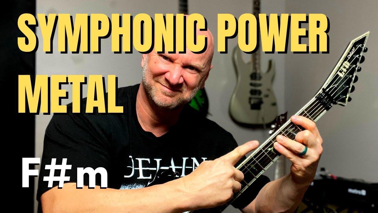 JSGA Lesson 1: Symphonic Power Metal Riff Lesson (in F Sharp Minor ...