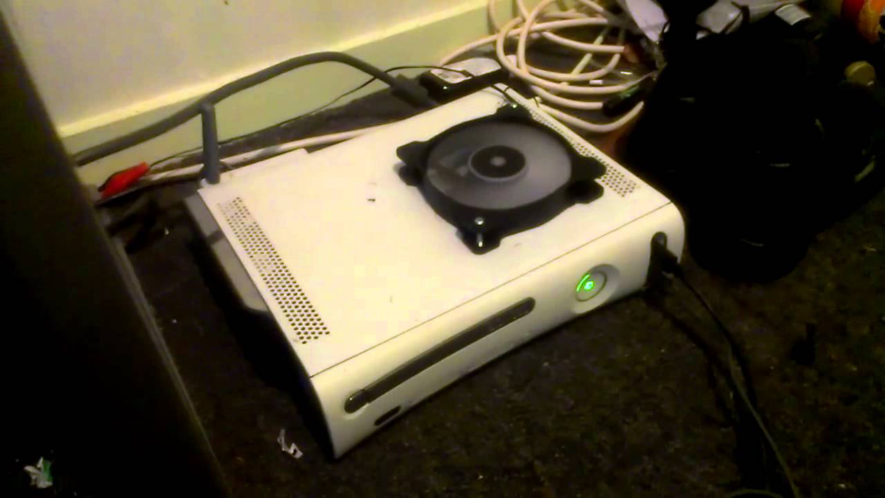 Xbox 360 top fan mod & ixtreme - YouTube