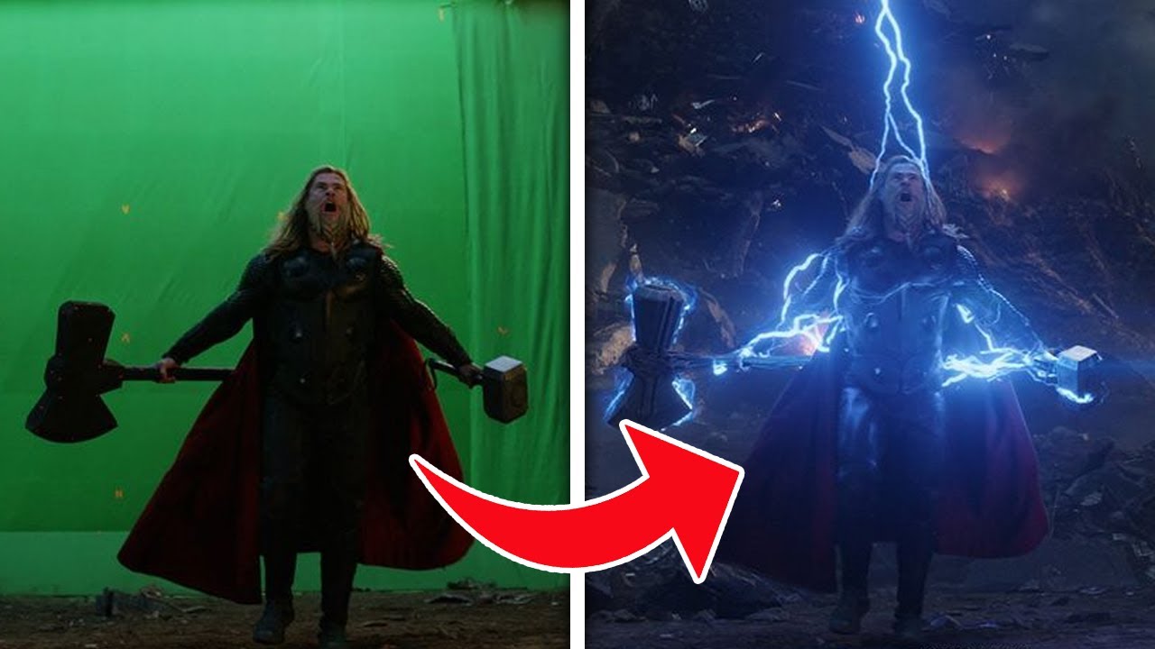 10 Movies Before AND After Special Effects - YouTube