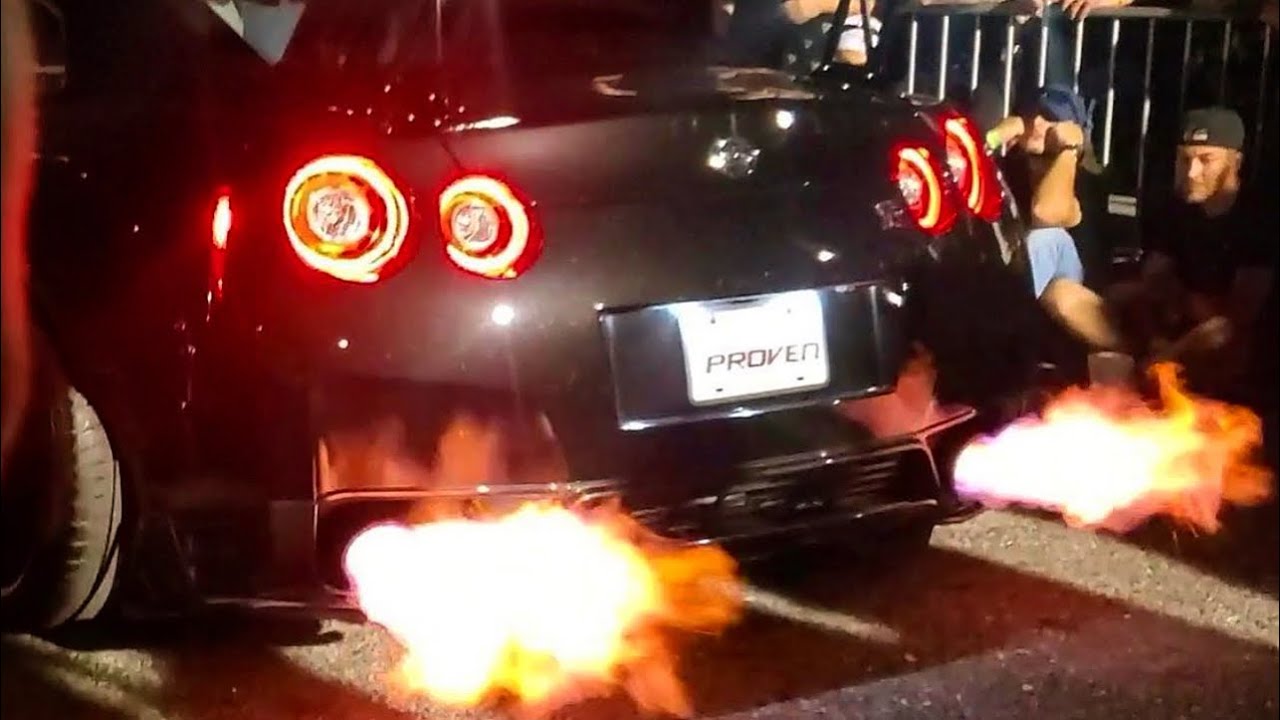 Fast And Furious Star Makes His Debut | Cars Shooting Flames | Import ...