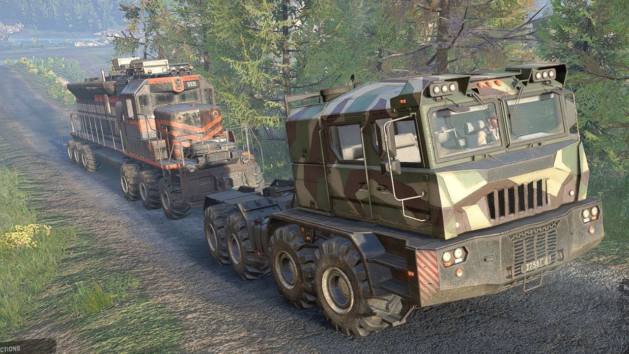 The Ultimate Snowrunner Rescue: Diesel Locomotive Edition - YouTube