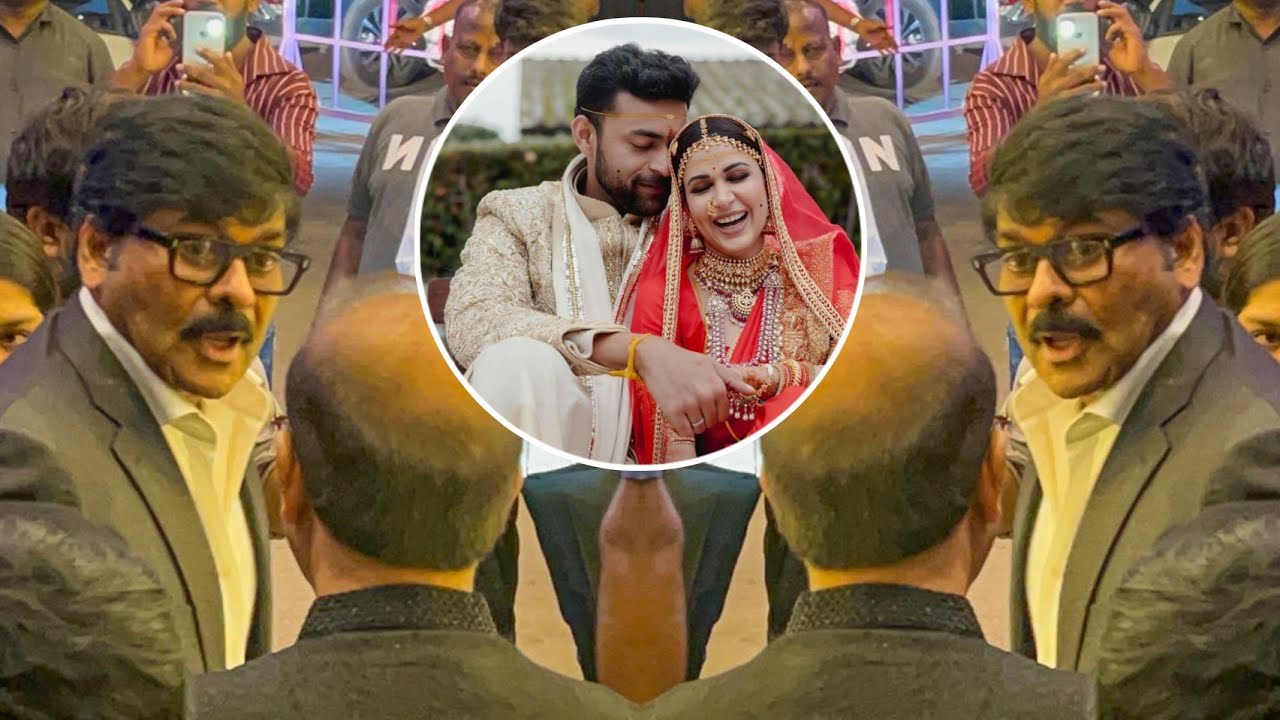 chiranjeev attend varuntej lavanya tripathi reception|| varuntej reception #chiranjeevi # ...