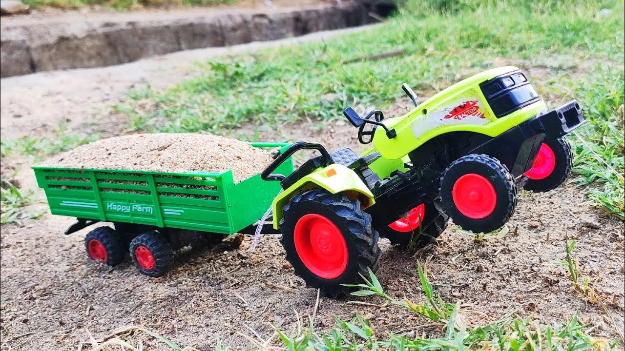 Super Power Farm Toy Tractor pulling | Toys Tractor | Kids Trator ...