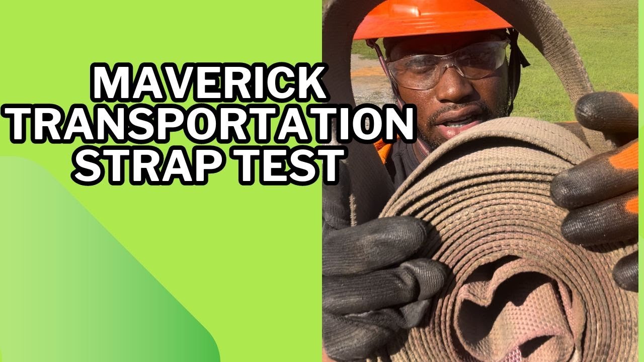 HOW TO SET UP FOR THE STRAP TEST AT MAVERICK TRANSPORTATION - YouTube