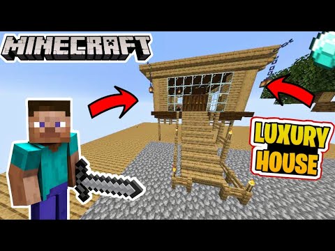 Build Modern House Minecraft Skyblock Video - YouTube