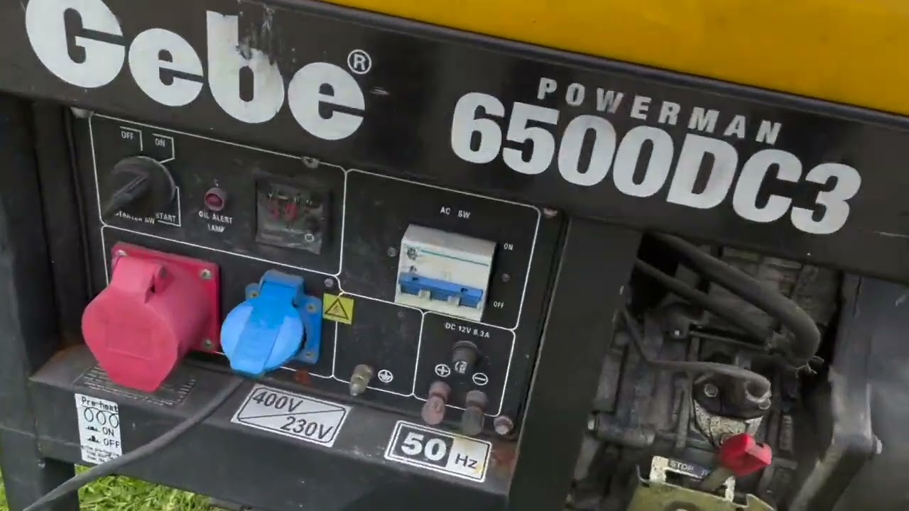 Köp Elverk Gebe Powerman 6500 DC3 på Klaravik 1 - YouTube