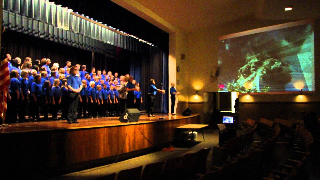O, America prensented by Churchill Junior High School - YouTube
