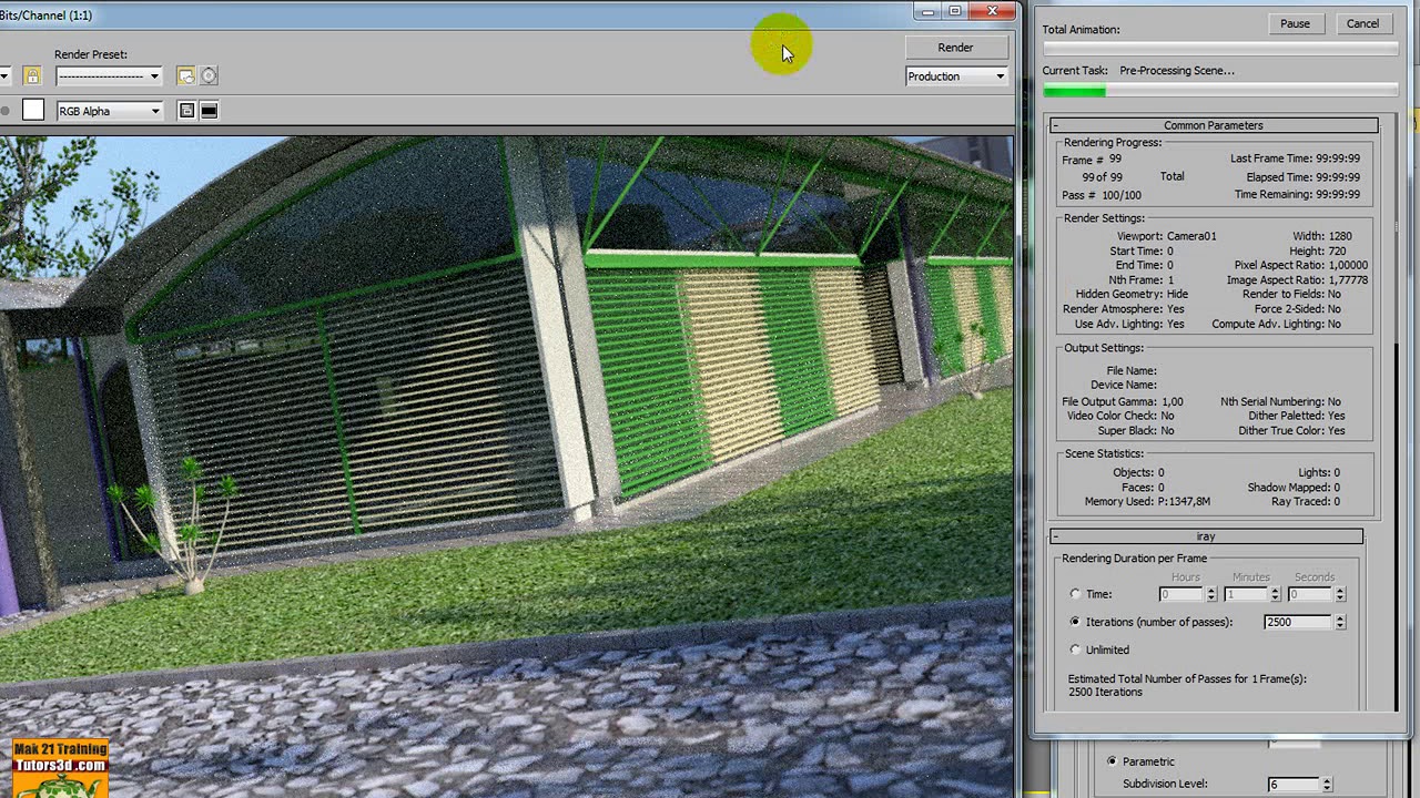 Corso 3ds max: Iray Rendering: 015a Texture Compression - YouTube