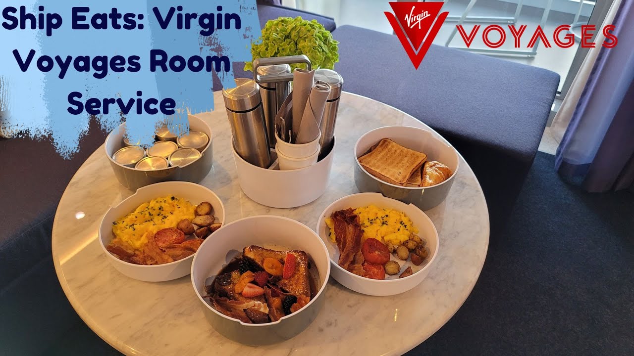 Ship Eats: Virgin Voyages Room Service on the Scarlet Lady - YouTube