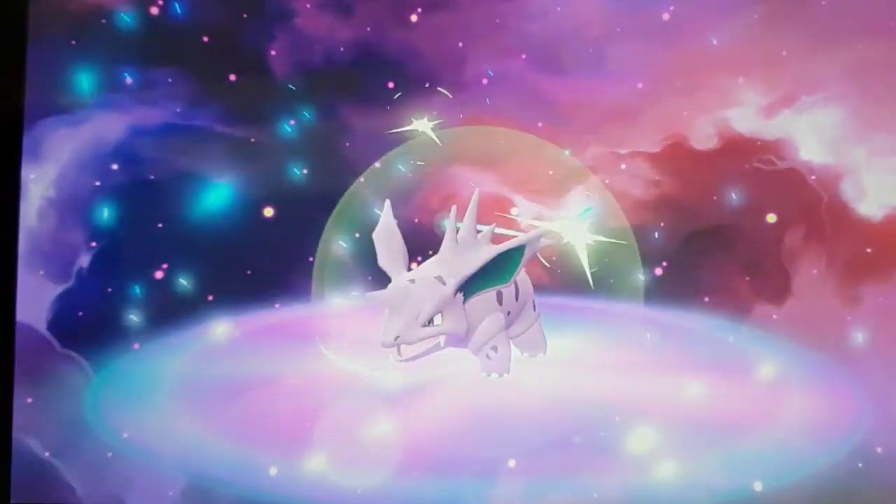 Pokemon Let's Go Eevee | Nidorino Evolving into Nidoking - YouTube