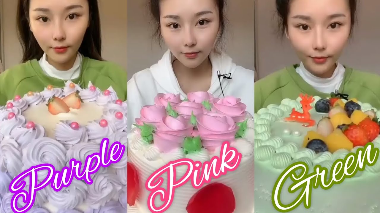 ASMR'S DELICIOUS CREAM CAKES🎂😱[MUKBANG CAKES] (Soft mind relaxing eating sound)💗 - YouTube