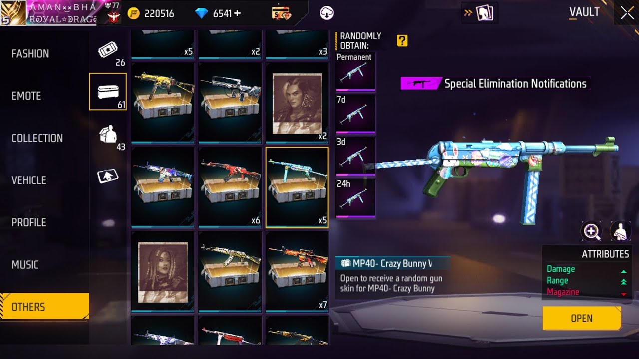 Crate opening video free fire 🔥 - YouTube