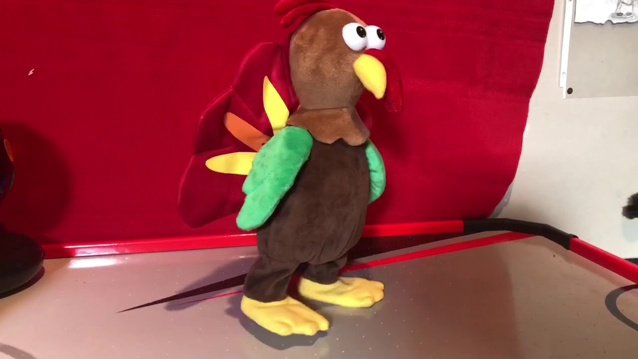 (Gemmy) PROTOTYPE Thanksgiving 2016 Side Stepping Turkey - YouTube