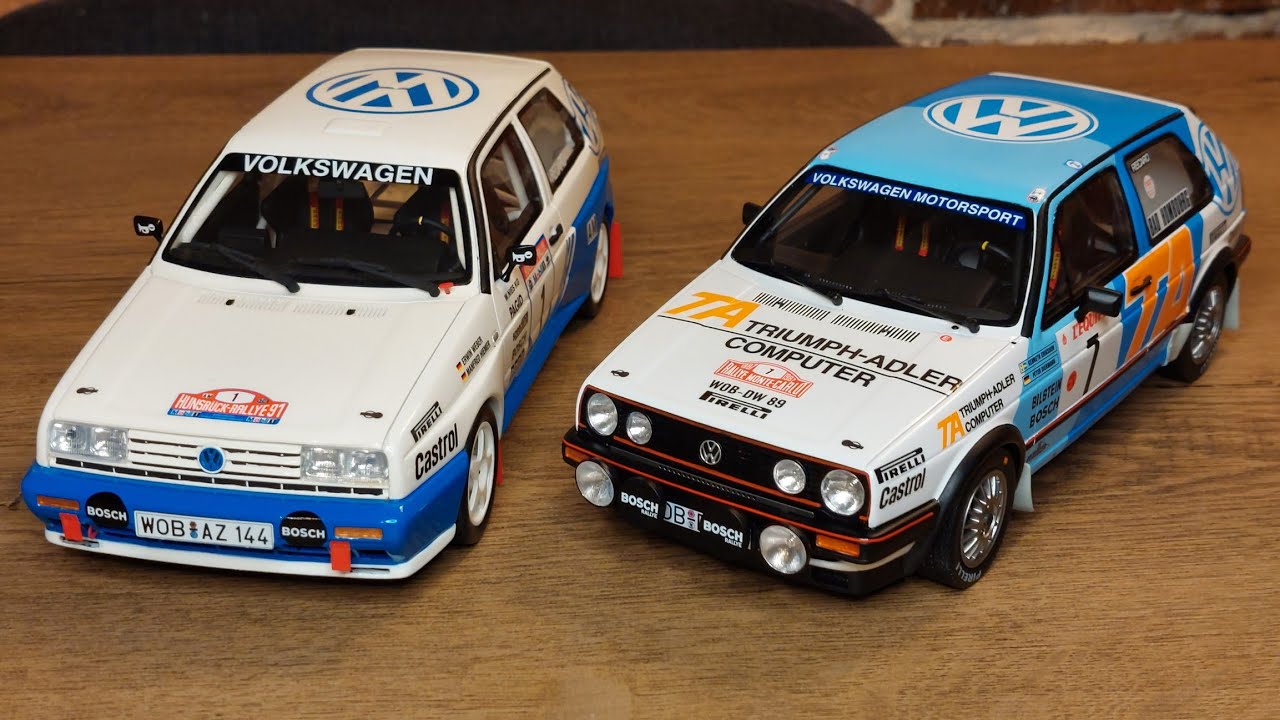 WRC Collection Volkswagen Golf Mk2 G60 Rallye Hunsrück VS Golf Mk2 Gti ...