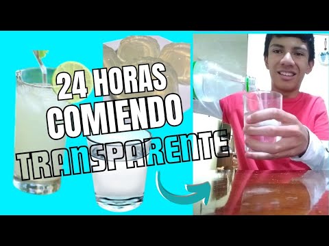 24 HORAS COMIENDO TRANSPARENTE 🪟 | Desafío de la Comida Transparente | Study Sam - YouTube