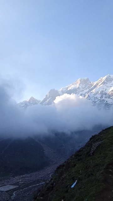 kedarnath view ⛰️#kedarnath #youtubeshorts #shorts #viral #explore ...