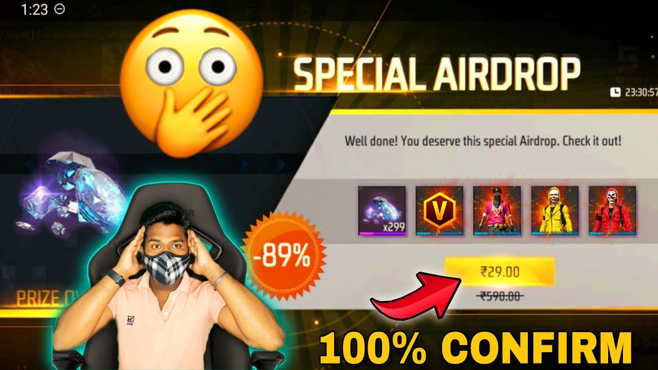 30 RUPEES WALA AIRDROP KAISE LAYE FREE FIRE MAIN/AFTER UPDATE 29 RUPEES ...