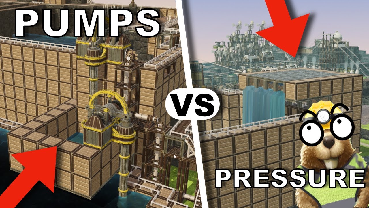 Pumps vs Pressure — The BEST Way to Move Water in Timberborn! - YouTube