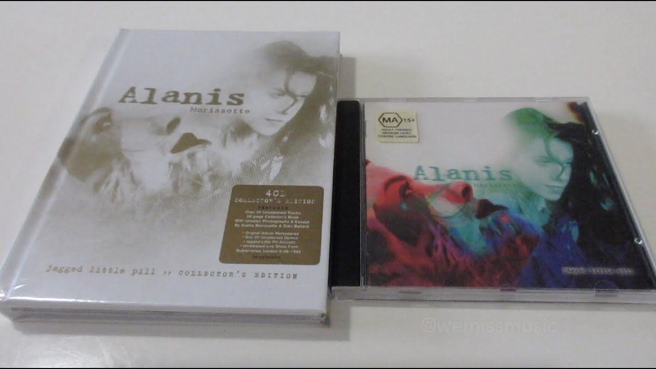Unboxing: Alanis Morissette - Jagged Little Pill CD Album (1995) - YouTube