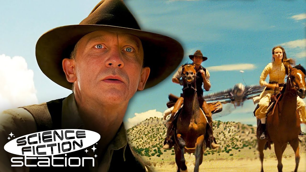 Cowboy Chases An Alien Spacecraft | Cowboys & Aliens (2011) | Science ...