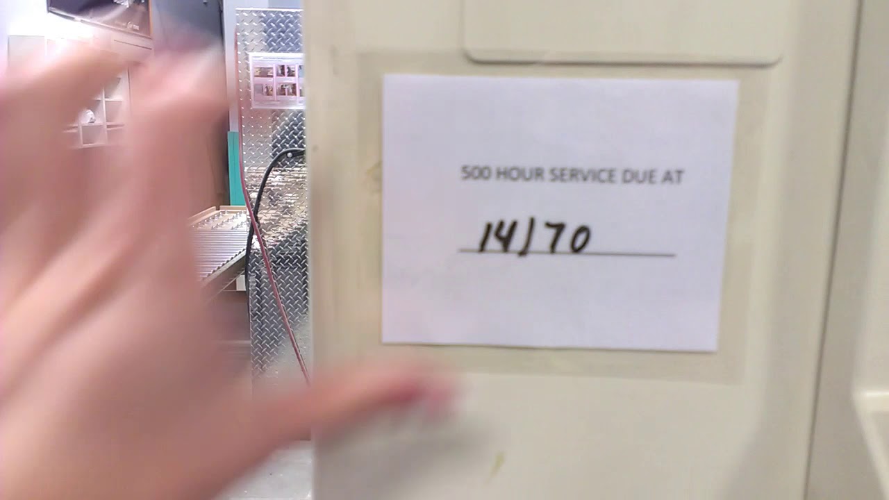 Sanding Dept machine maintenance tracking - YouTube