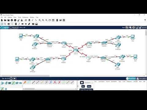 How to configure VoIP multi dial peer setup by using Cisco Packet Tracer - YouTube