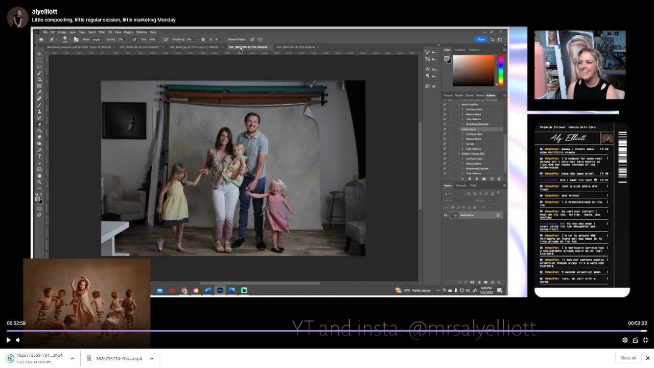little compositing, little regular session, little marketing - YouTube