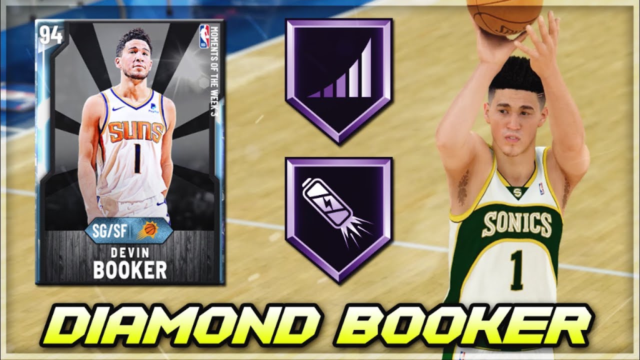 DIAMOND MOMENTS DEVIN BOOKER GAMEPLAY!! | JUST YOUR AVERAGE 3 POINT ...