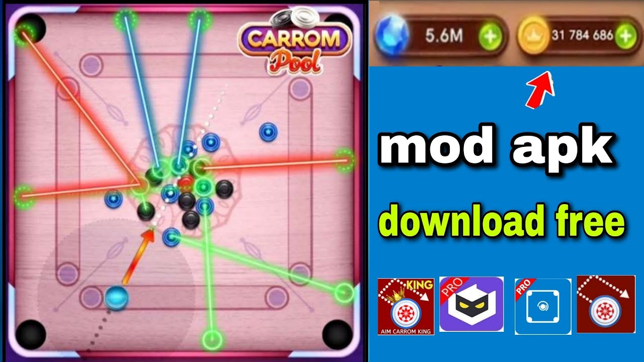 how to download mod apk carrom pool || carrom pool mod apk download ...