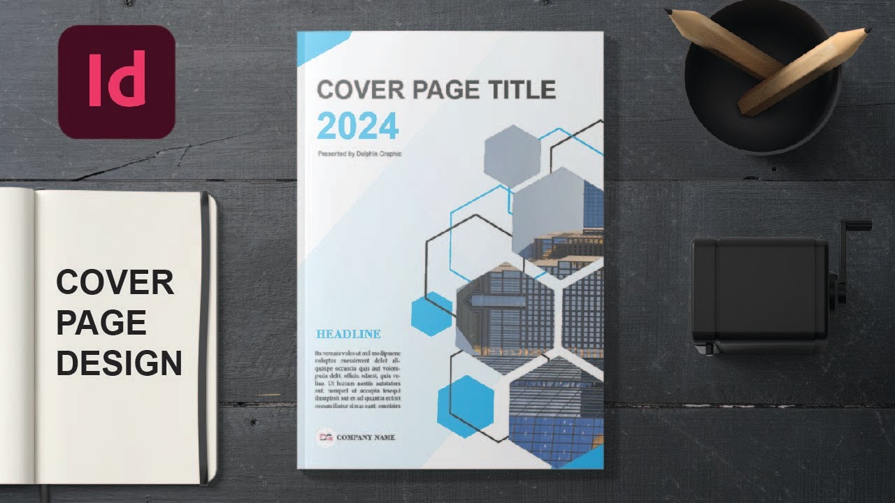 Cover Page Design for book How to create in adobe in InDesign |creative ...