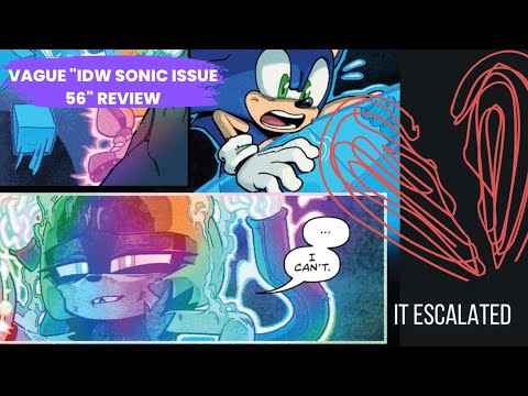 Vague "Idw Sonic Issue 56" review - YouTube