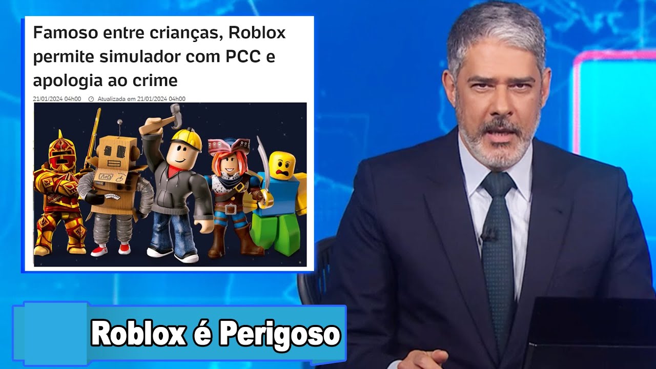 MAIS UM JORNAL FALOU MAL DO ROBLOX - YouTube