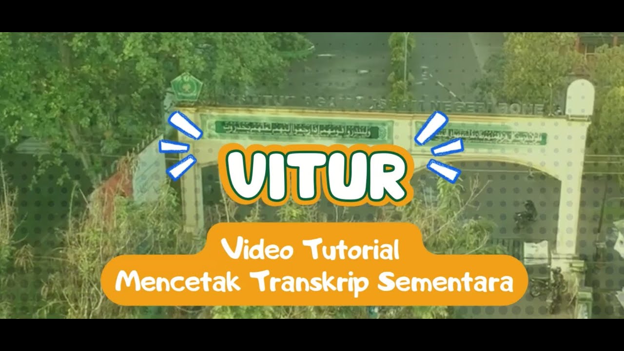 Tutorial Tusita: Mencetak Transkrip Sementara - YouTube
