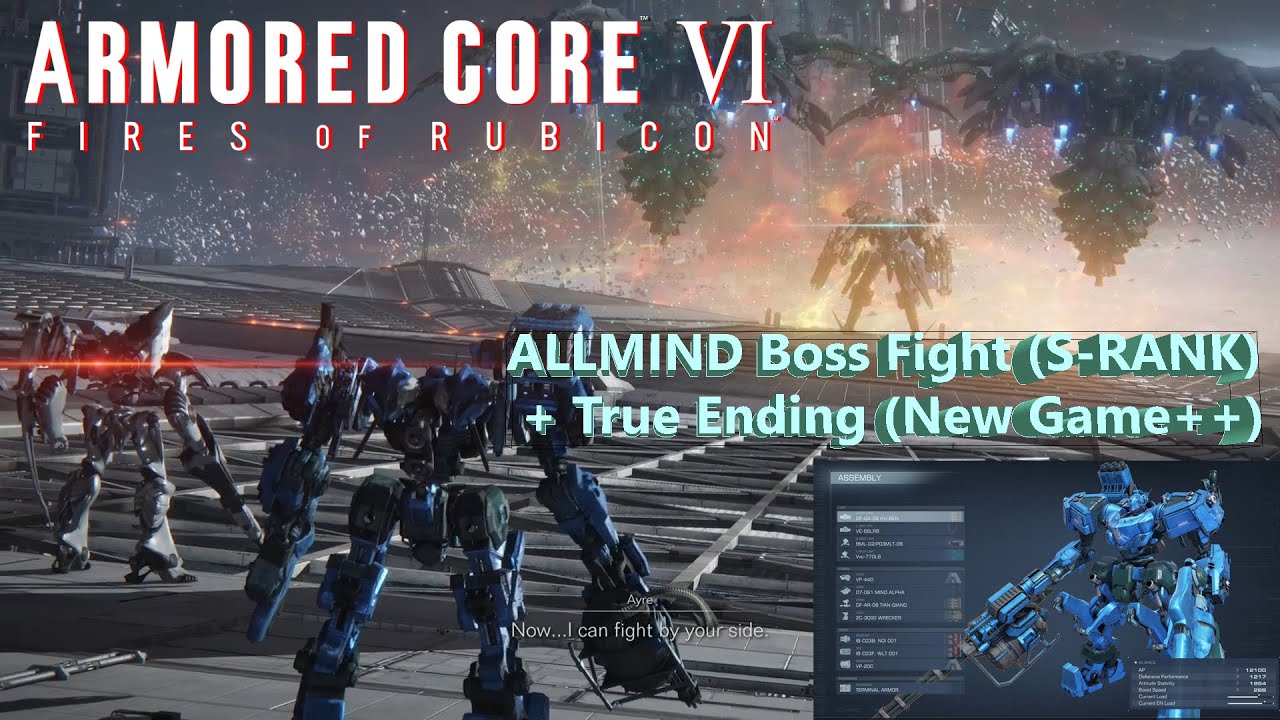 Armored Core 6 - Coral Release || S-Rank [ BGM Changed ] ★ ALLMIND Boss ...