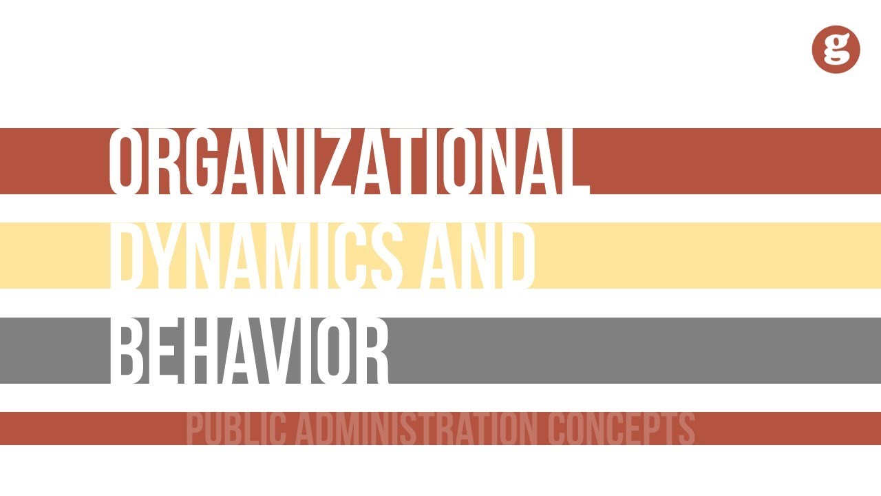 Organizational Dynamics and Behavior - YouTube