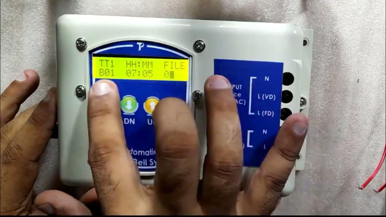 Automatic School Bell Settings (Complete Guide) - YouTube