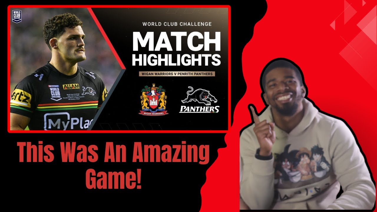 NFL FAN REACTS TO 2024 World Club Challenge | Wigan Warriors v Panthers ...