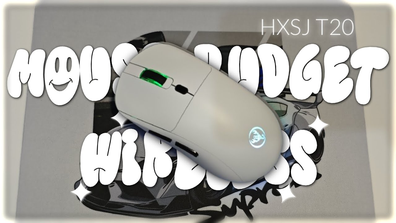 Review & Unboxing - Mouse HXSJ T20 Wireless - YouTube