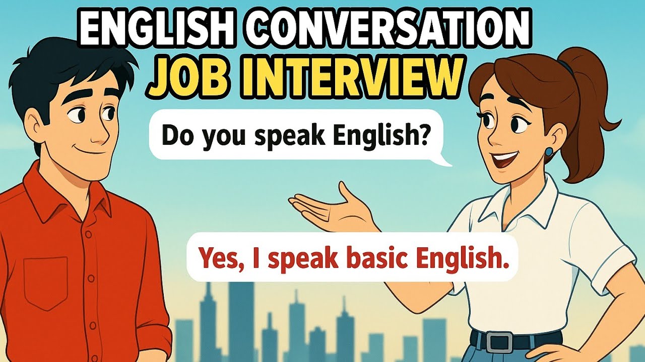 Job Interview English Conversation | Speak Basic English for Interviews ...