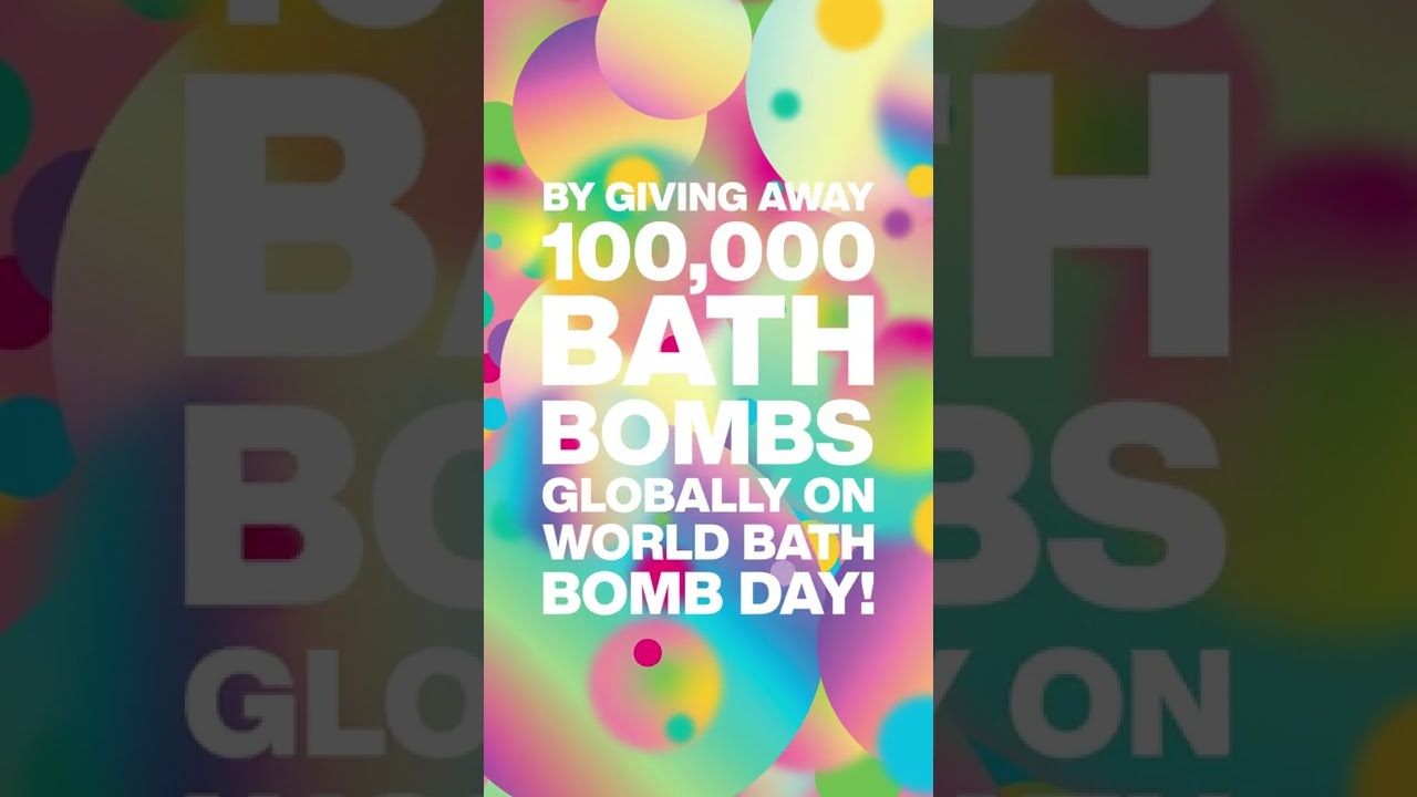 Get a free bath bomb on April 27th