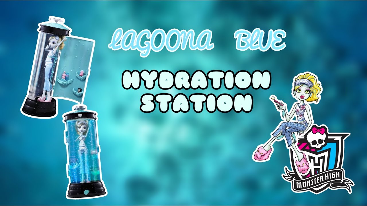 Monster High | Lagoona Blue Hydration Station GRAIL Doll + Station ...