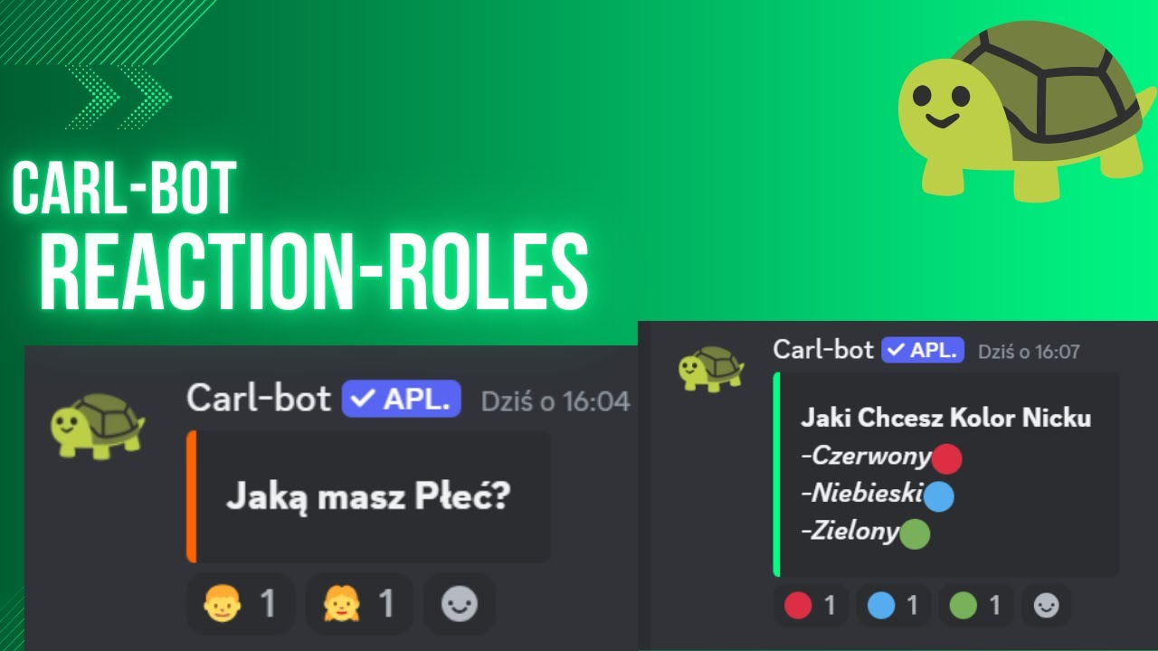 Carl-Bot Reactions Roles | Disocrd Poradnik #4 - YouTube