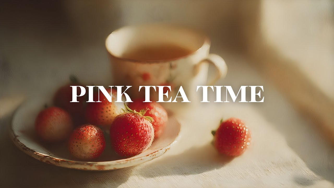 FREE TV Art & Screensaver | Pink Tea Time | Soft Ambient Decor - YouTube