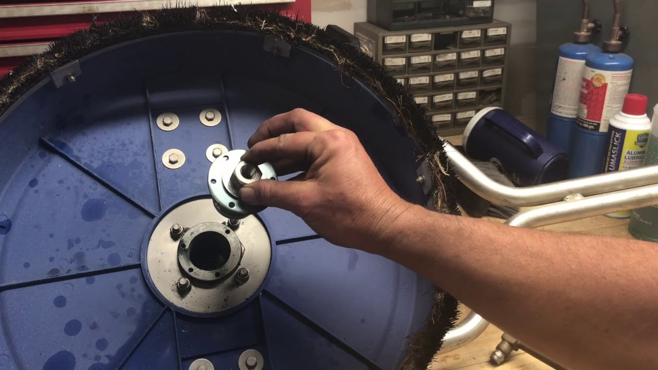 SWP How to replace a swivel in a surface cleaner - YouTube