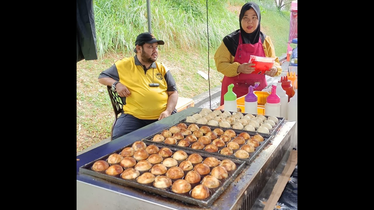 Takoyaki Cheese Leleh. Memang meleleh dia punya cheese. - YouTube