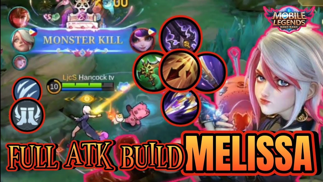 MVP!!!Full ATK Build Melissa Best Item and Emblem | FULL GAMEPLAY ...