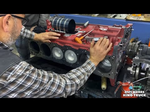 BÖLÜM 1 | FARGO Hino J08C Kamyon Motor Yenileme | ostiworks